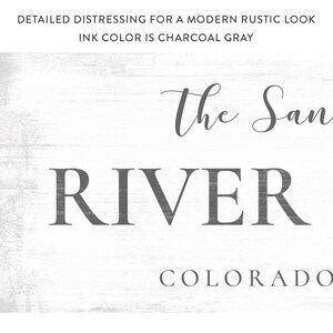 River Signs Personalized | Welcome to the River House Sign | Custom ...