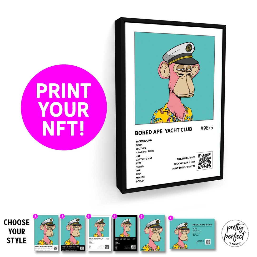 Custom NFT Wall Art - Etsy