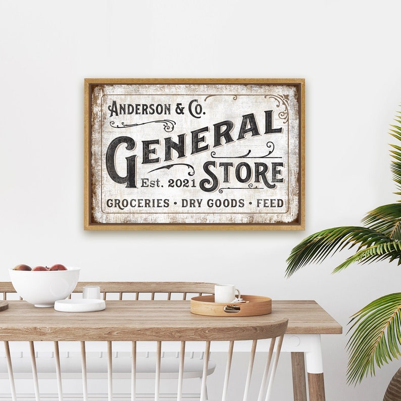 Custom General Store Sign Vintage General Store Sign - Etsy