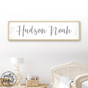 Personalized Baby Boy Nursery Name Sign - Etsy