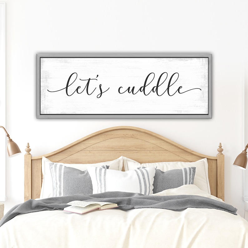 Let's Cuddle Sign Let's Cuddle - Etsy