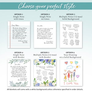 Custom Kids Blankets for Girls and Boys, Gift Form Kids Drawing, Kids ...