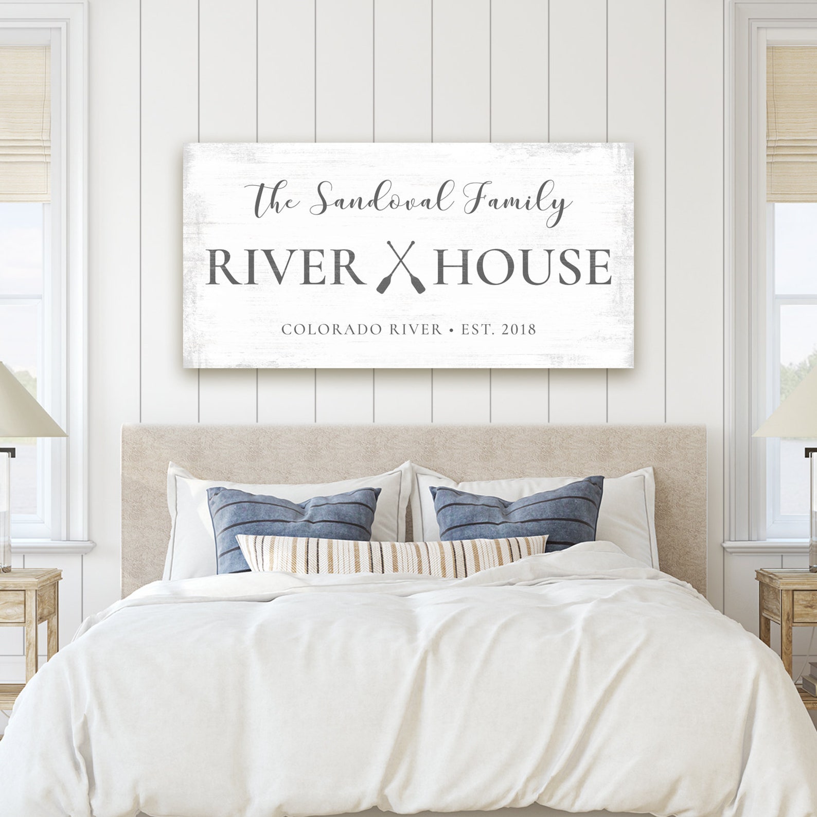 River Signs Personalized Welcome to the River House Sign | Etsy