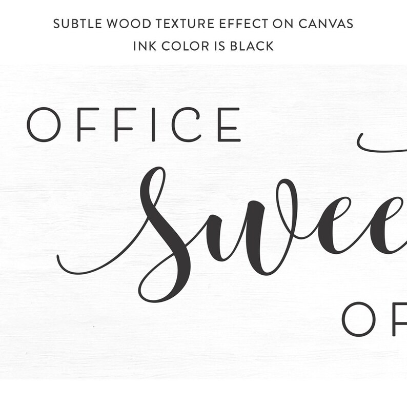 Office Sweet Office Sign Office Sweet Office | Etsy