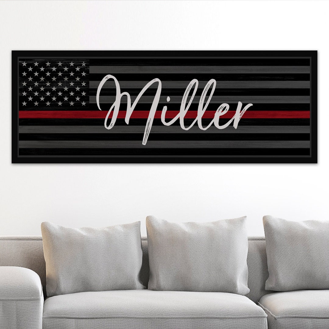 Firefighter Graduation Gift | Personalized Fireman Gift | Thin Red Line ...