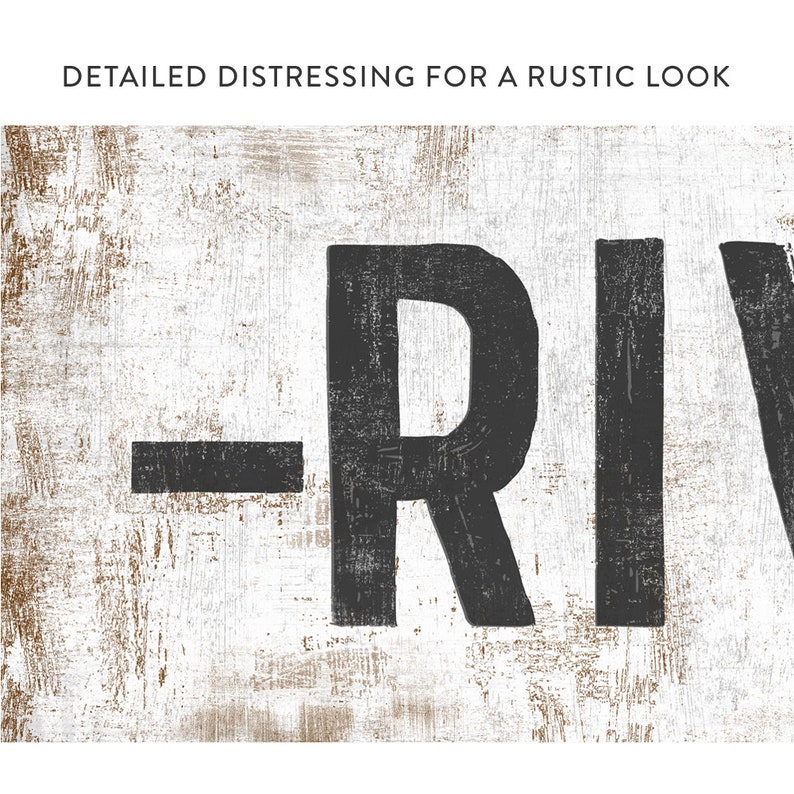 River Arrow Sign River Sign With Arrow River Arrow | Etsy