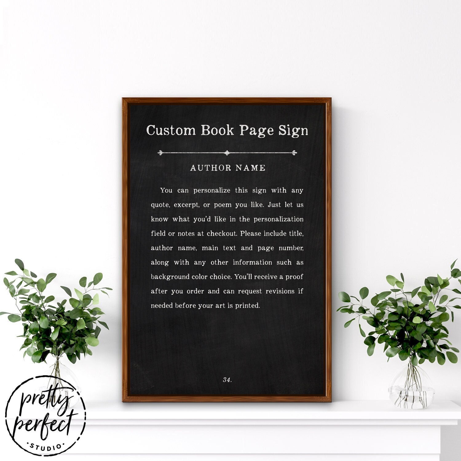 Book Page Wall Art