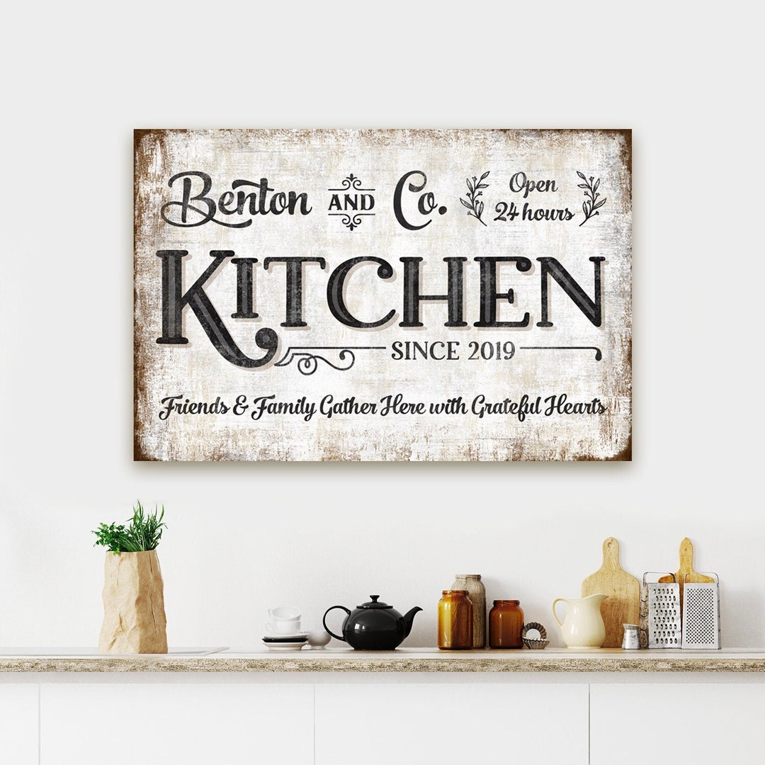 Kitchen Signs Personalized Custom Kitchen Sign - Etsy