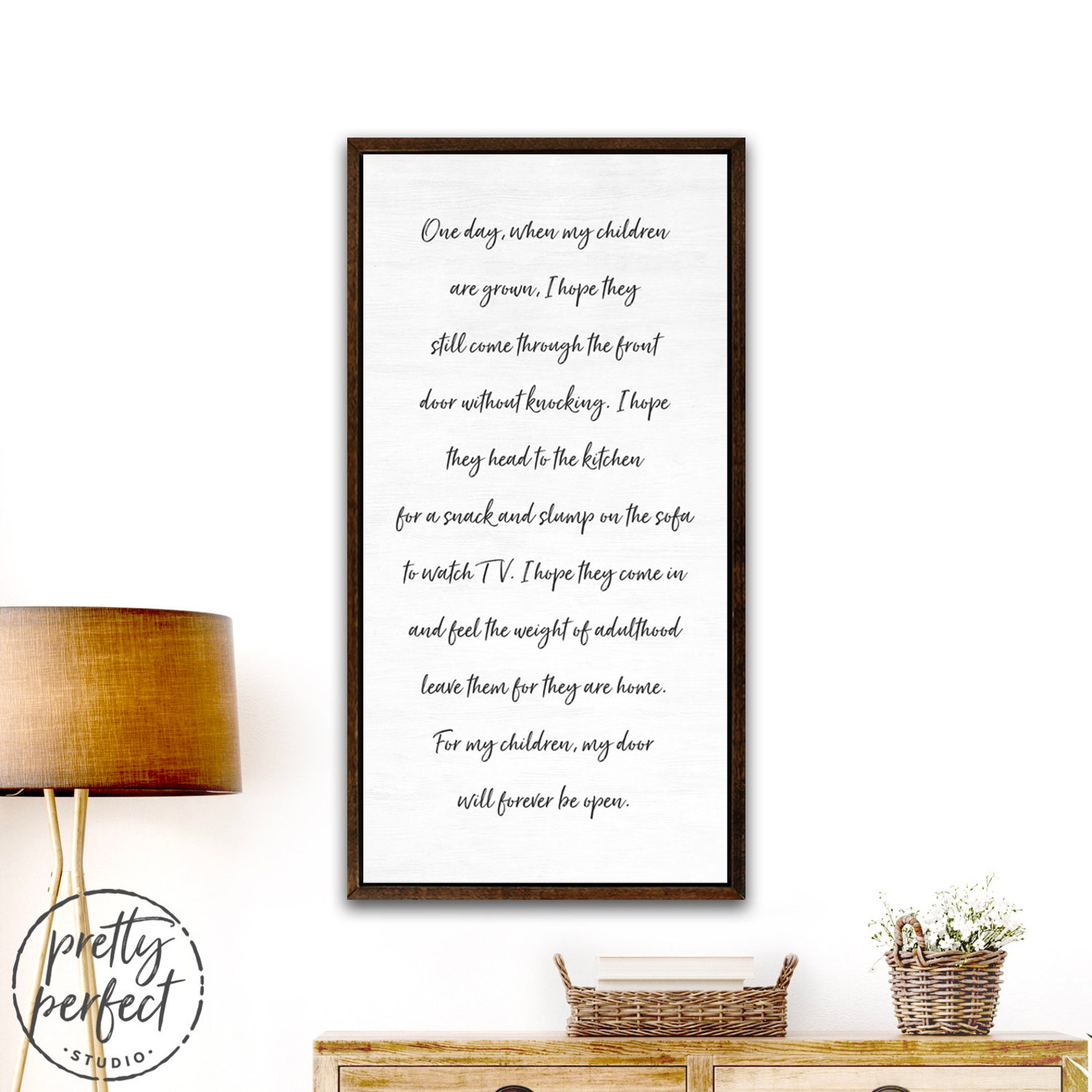 When My Children Are Grown Sign Grown Children Sign One | Etsy