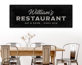 Custom Restaurant Sign Primitive Rustic Hand Made Vintage - Etsy