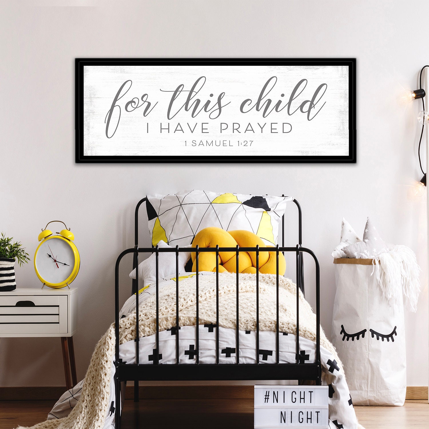 For This Child I Have Prayed Sign | Etsy