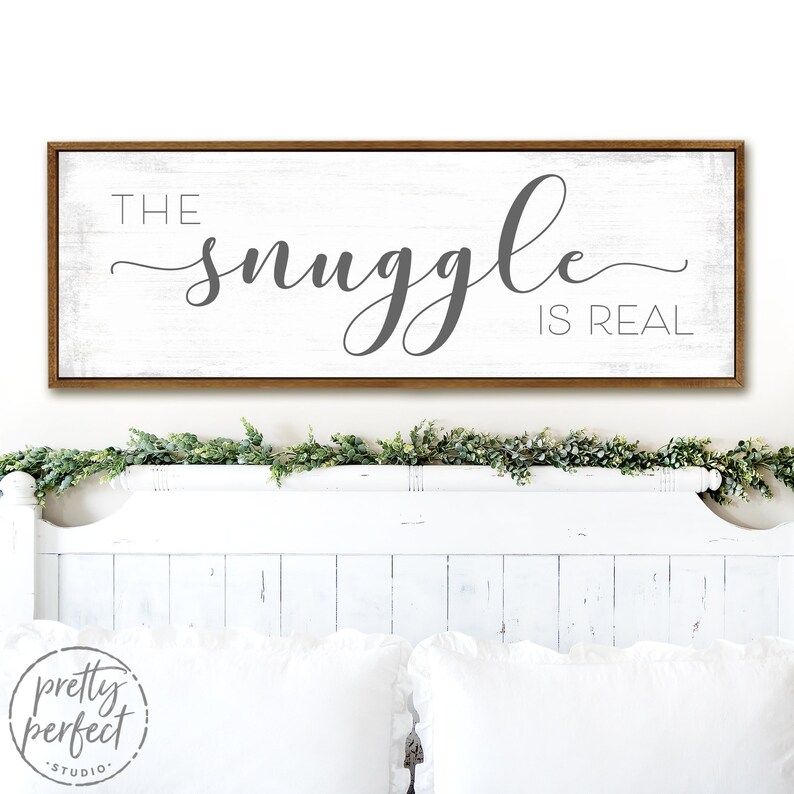 The Snuggle is Real Sign the Snuggle is Real Snuggle | Etsy