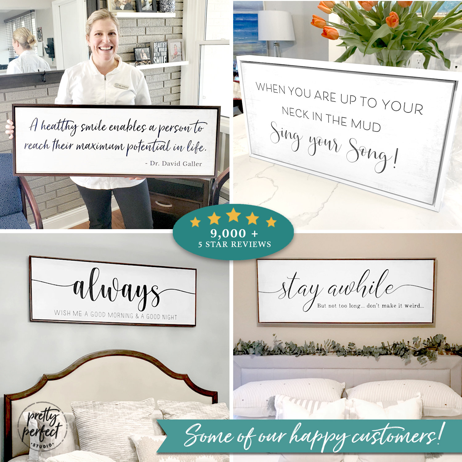 Framed Canvas Signs, by Pretty Perfect Studio | Prettyperfectstudio - Etsy