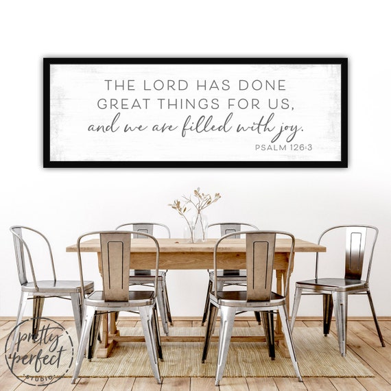 The Lord Has Done Great Things for Us Psalm 126:3 | Etsy