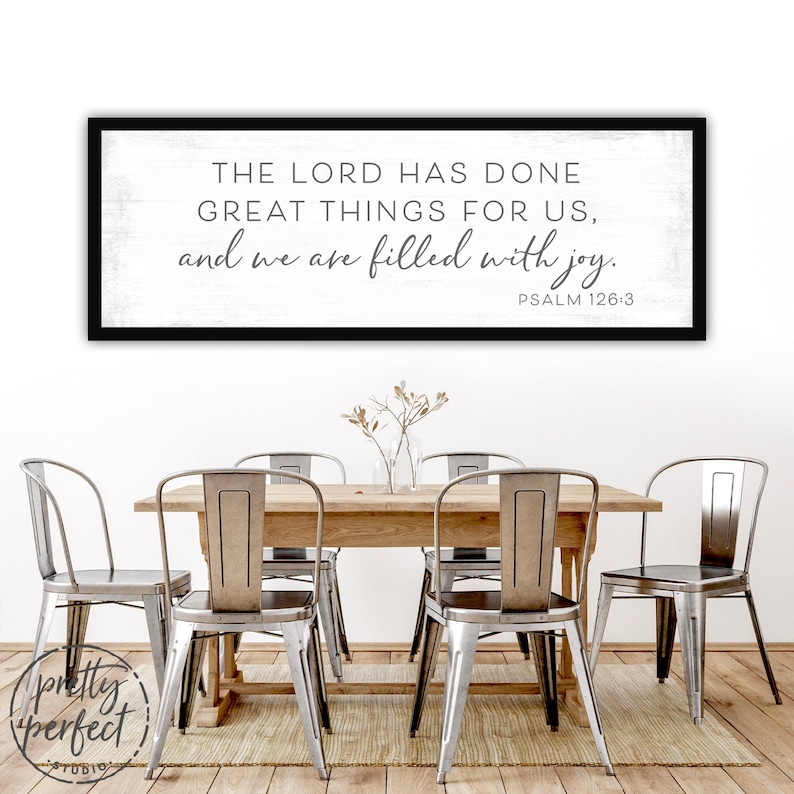 The Lord Has Done Great Things for Us Psalm 126:3 - Etsy
