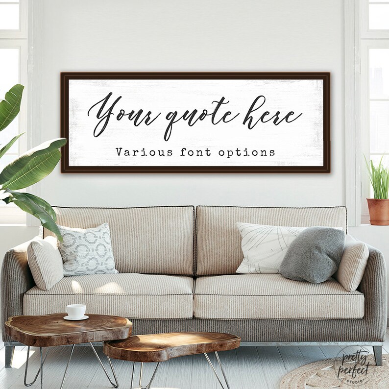 Custom Signs with Quotes Custom Quote Signs for Home by | Etsy