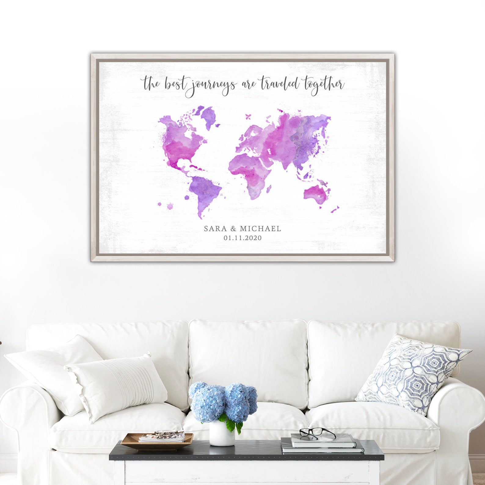 Wedding Guest Book Alternative Map | Map Wedding Guestbook | Wedding ...
