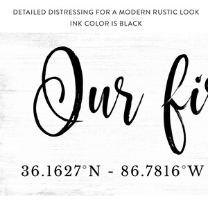 Our First Home Sign - Etsy