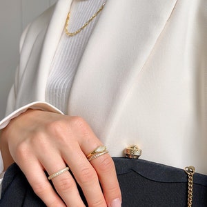 Signet Ring Stacking Rings Rings for Women Gold Ring Dainty Ring Pinky ...