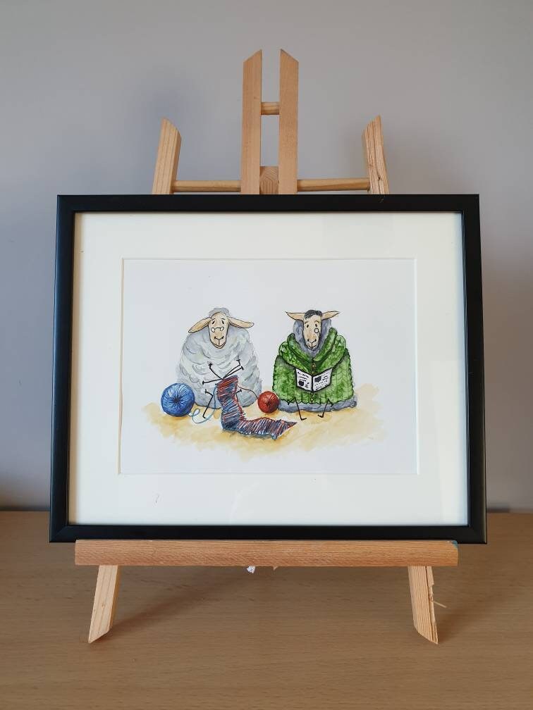 Original. Standing Stones Outlander Acrylic Painting 10x12 Craigh na ...