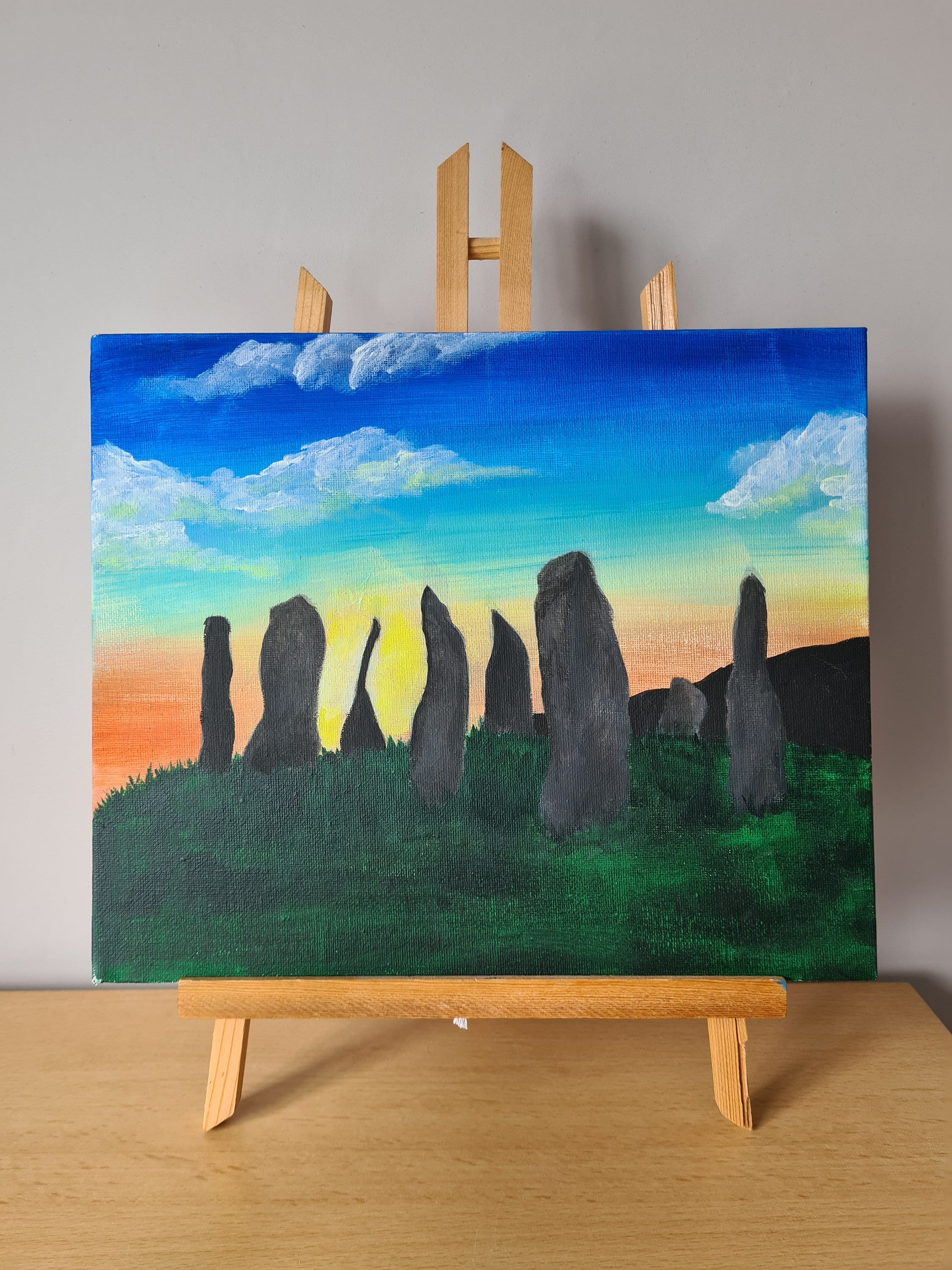 Standing Stones, Craigh Na Dun, Acrylic Painting, Outlander, Scottish ...