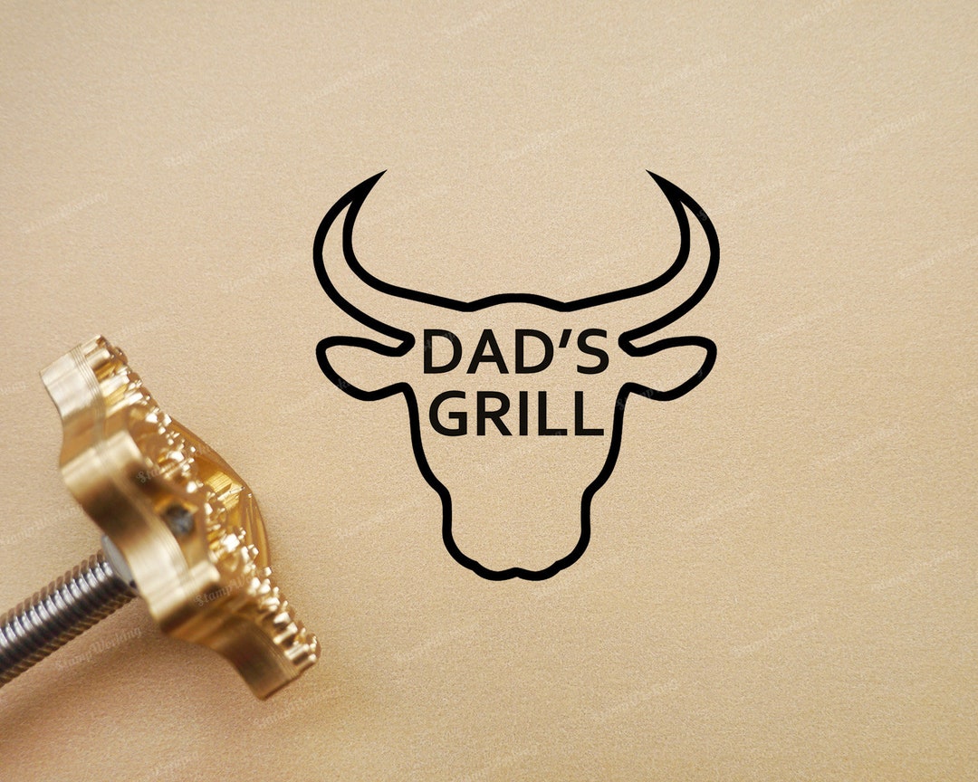Personalized Meat Branding Iron for Food - Custom Bull Head Branding ...