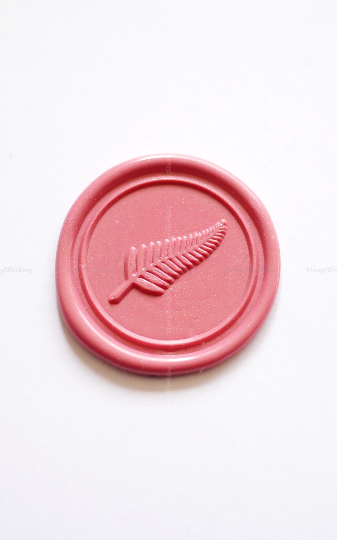 Fern Sealing Wax Stamp - Leaves Wax Seal Stamp - Fern Sealing Stamp ...