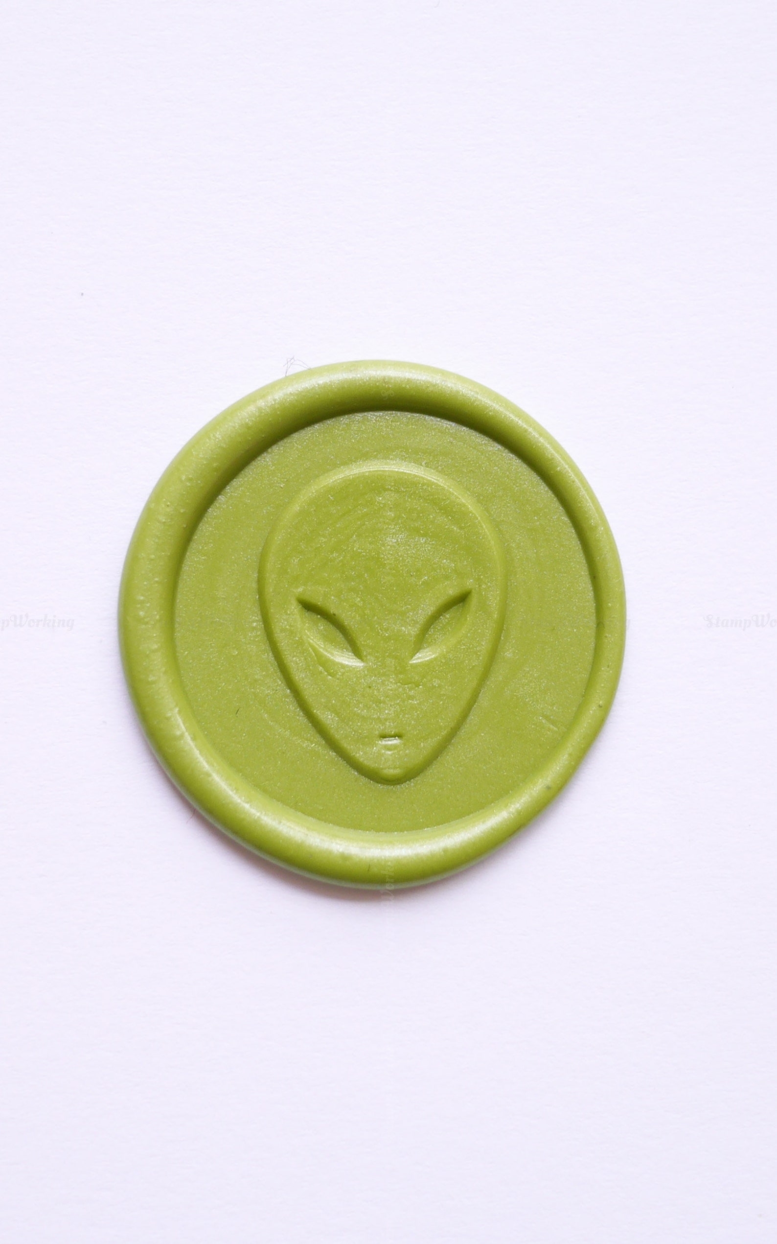 Alien Sealing Wax Stamp Alien Head Wax Seal Stamp - Etsy