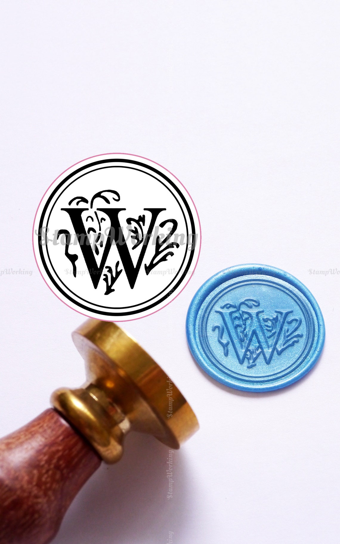 Personalized Initial Sealing Wax Stamp Custom Wax Seal Stamp - Etsy
