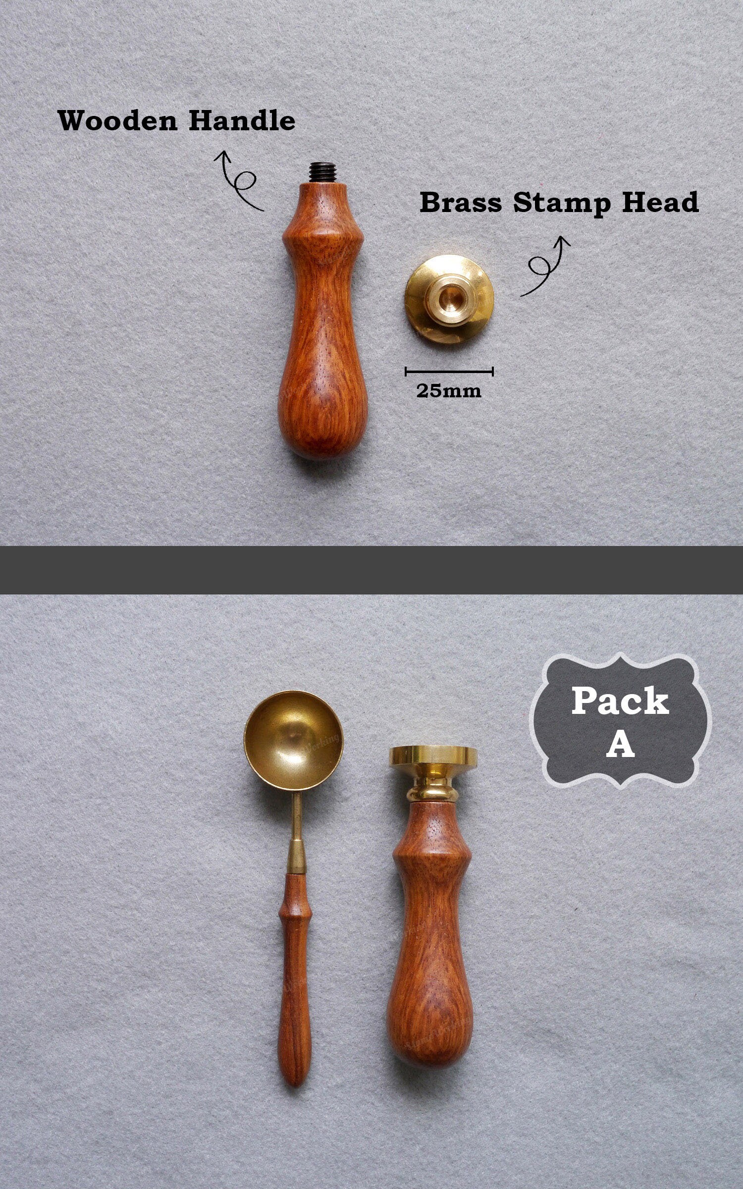 Personalized Monogram Wax Seal Stamp Initials Sealing Wax | Etsy