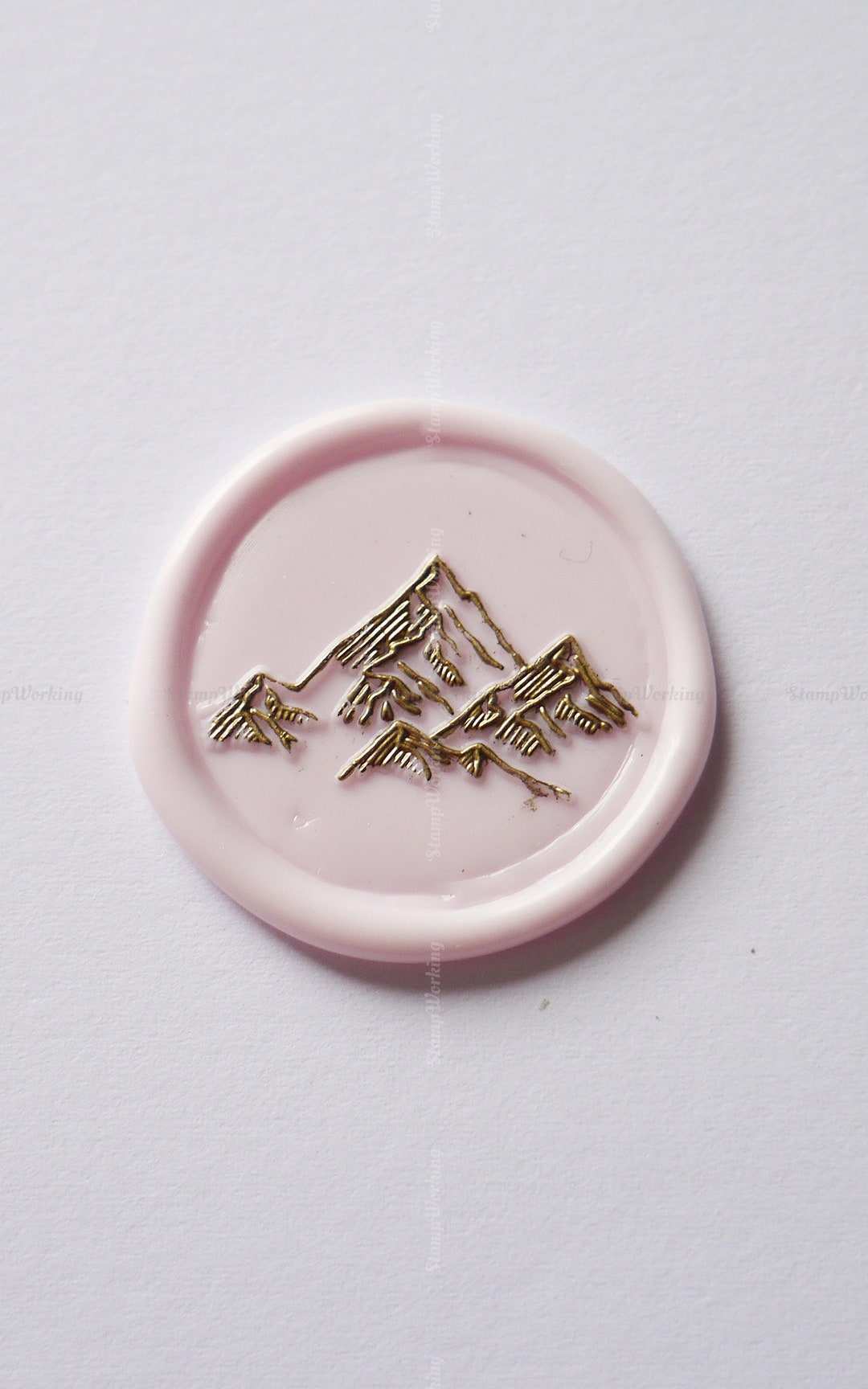 Mountain Wax Seal Stamp - Mountain Sealing Wax Stamp - Custom Wax Seal ...