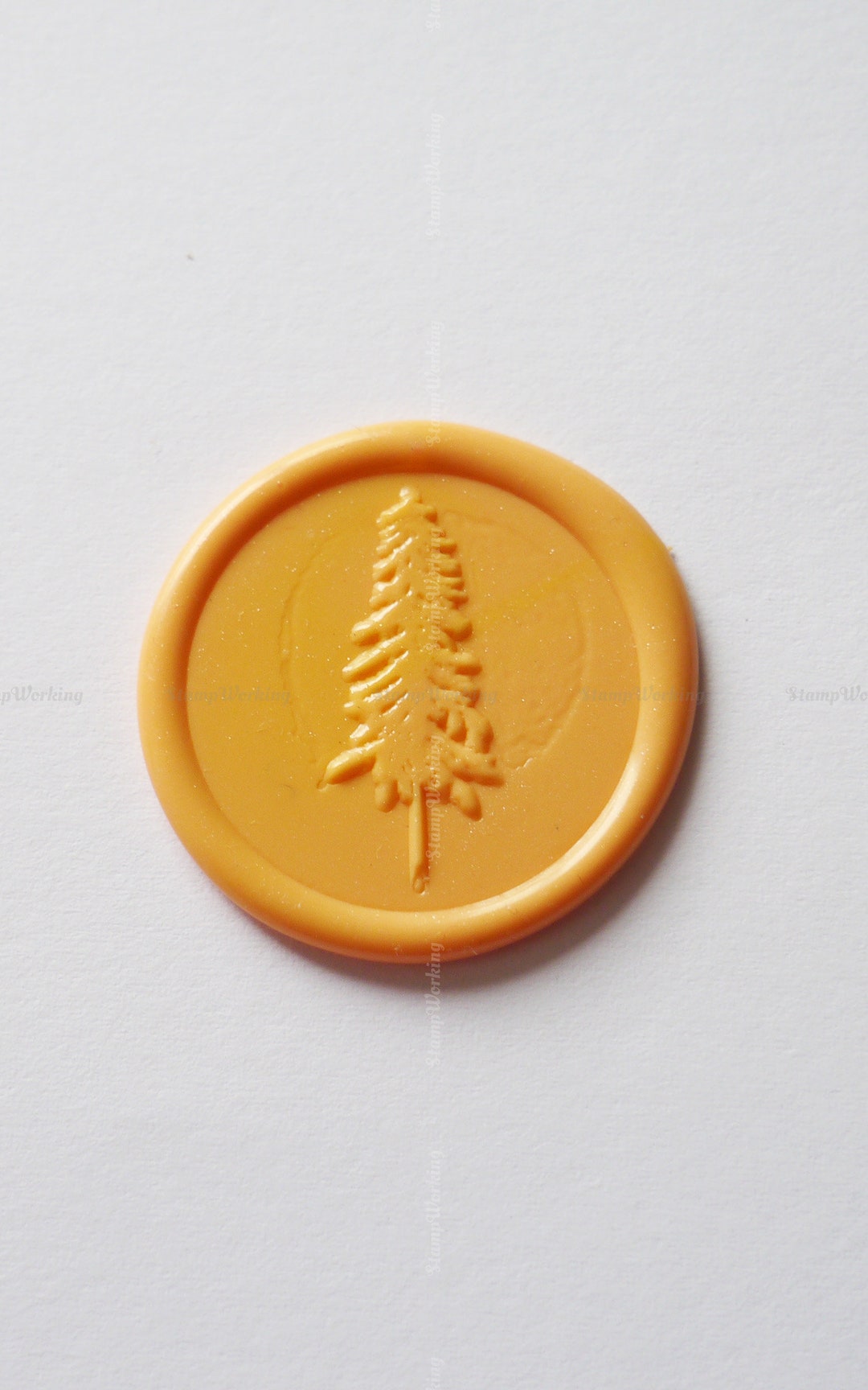 Pine Tree Sealing Wax Stamp - Christmas Tree Wax Seal Stamp - Tree ...