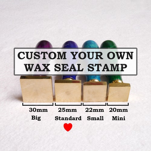 Custom Wax Seal Stamp Personalized Logo Sealing Wax Stamp - Etsy