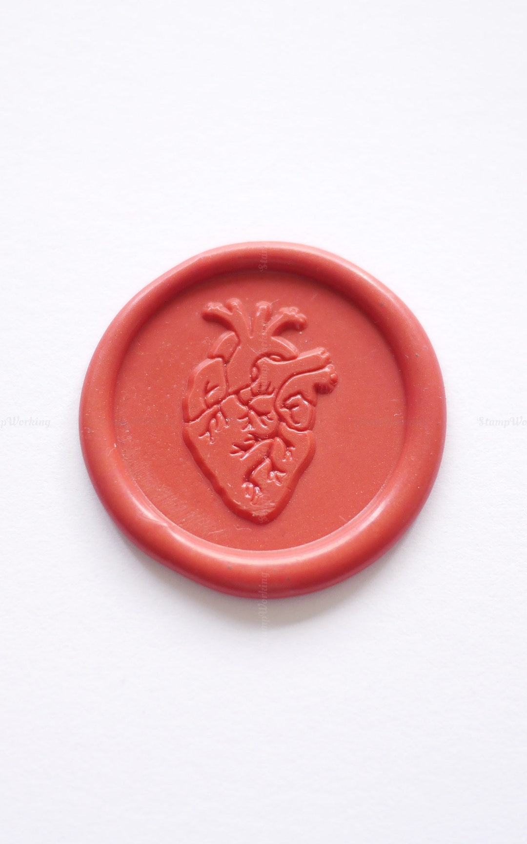 Anatomical Heart Sealing Wax Stamp - Heart Wax Seal Stamp - Medical ...