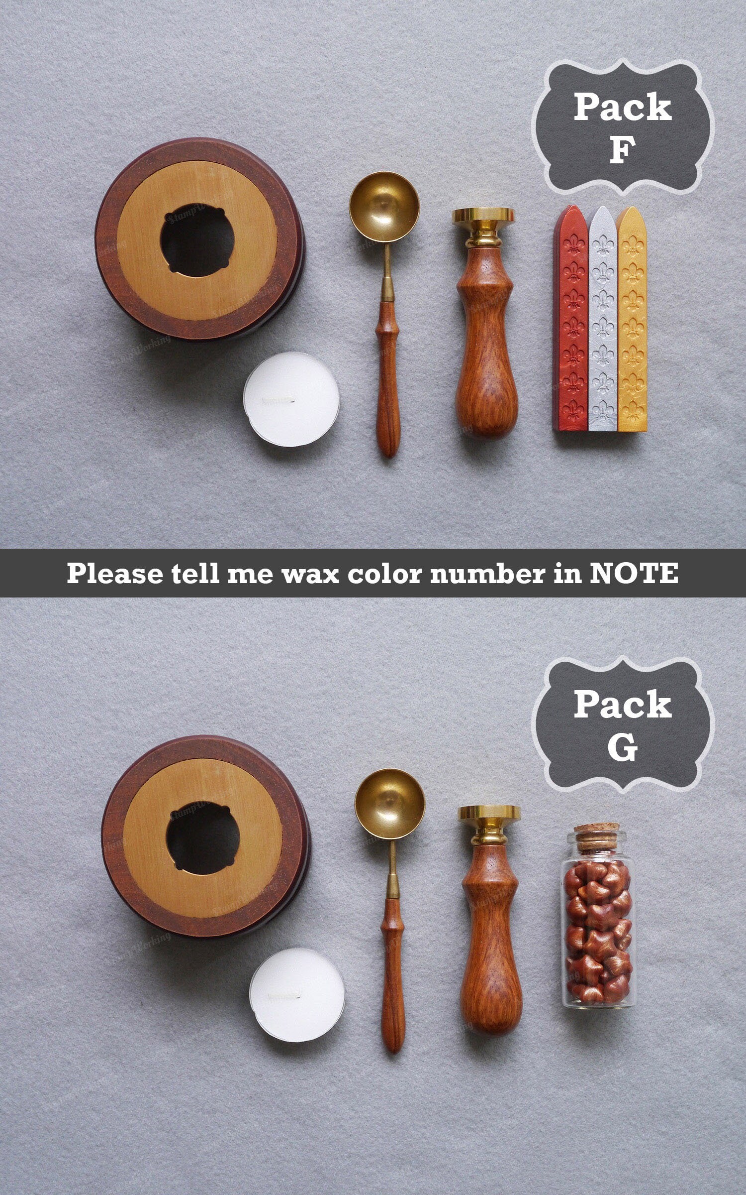 Personalized Monogram Wax Seal Stamp Initials Sealing Wax - Etsy