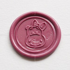 Cute Hippo Wax Seals Stamp - Hippopotamus Sealing Wax Stamp - Animal ...