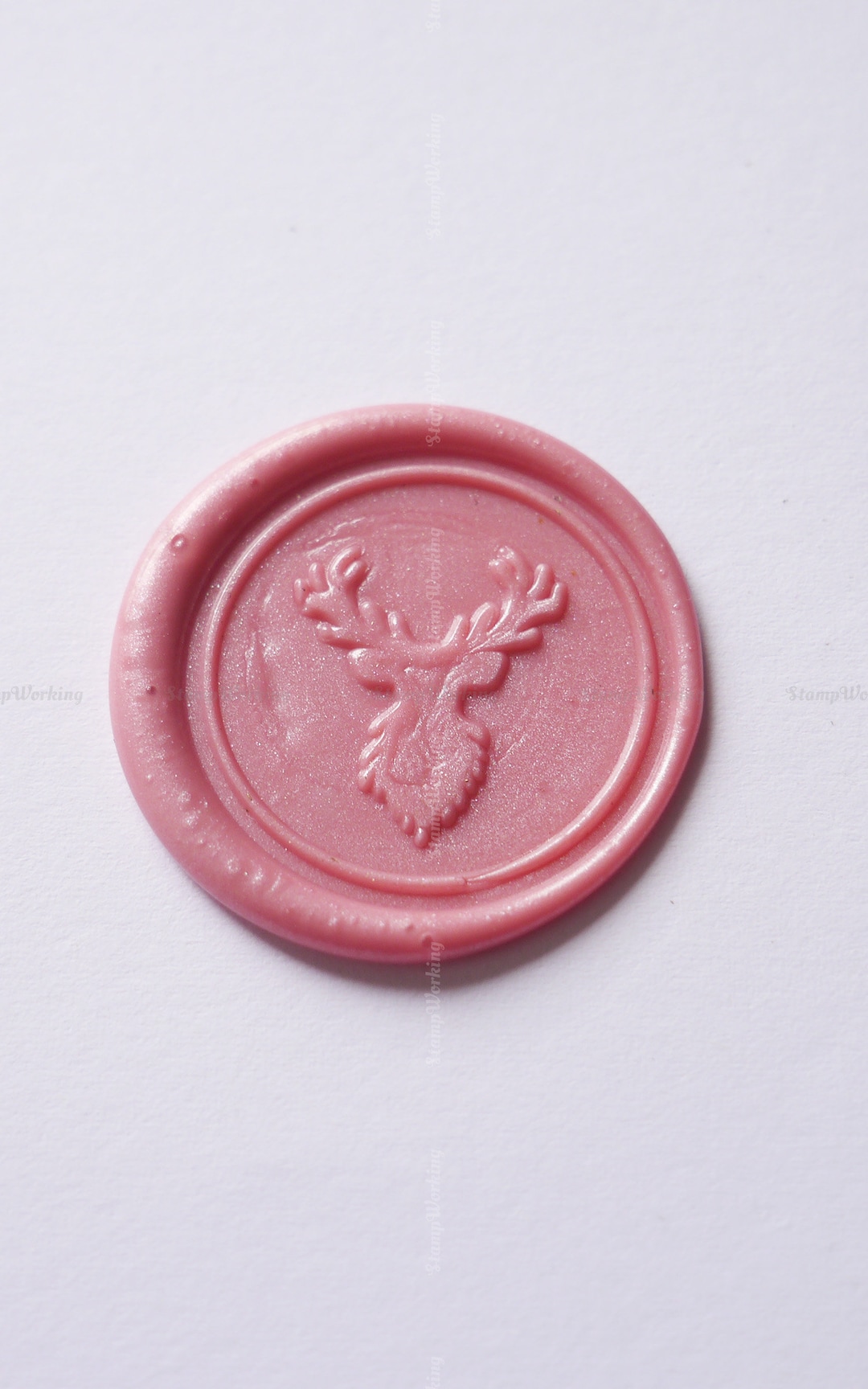 Moose Head Wax Seal Stamp - Christmas Moose Sealing Wax Stamp - Antler ...