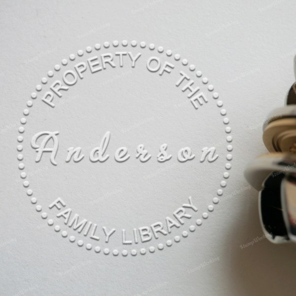 Embosser Stamp Family Library - Etsy
