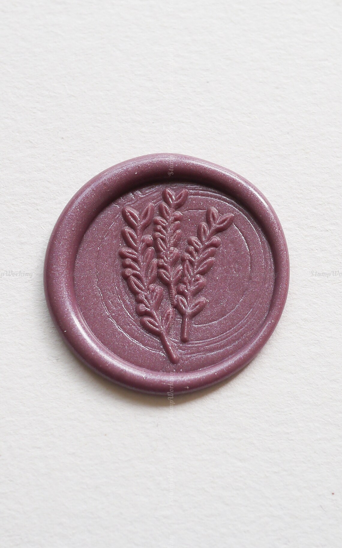 Leaf Sealing Wax Stamp - Floral Wax Seal Stamp - Gift Package Wax ...