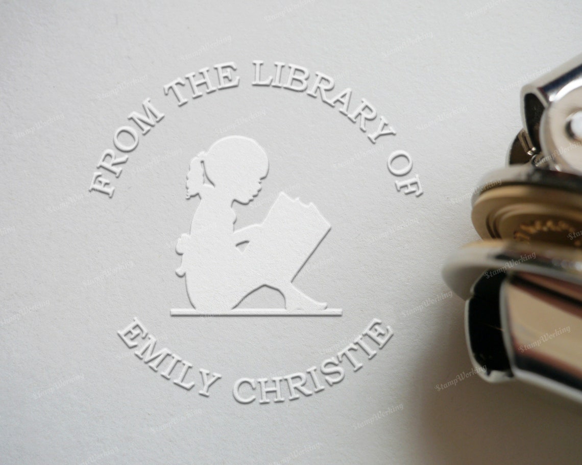 Custom Library Embosser Stamp From the Library of Embosser - Etsy