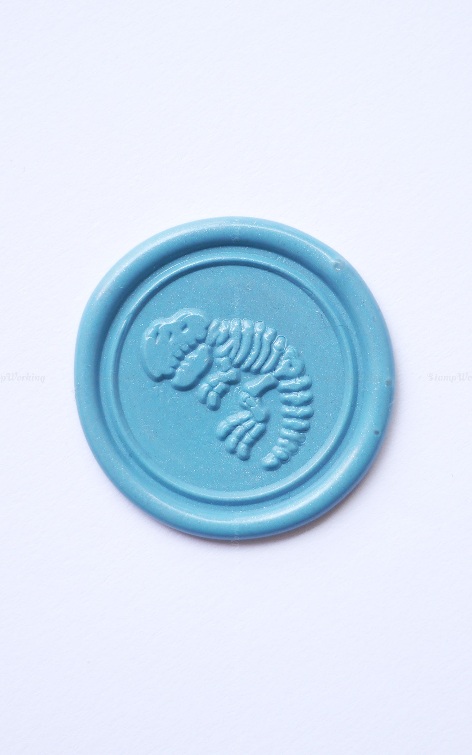 T-rex Fossil Wax Seals Stamp T-rex Dragon Wax Stamp Cool | Etsy