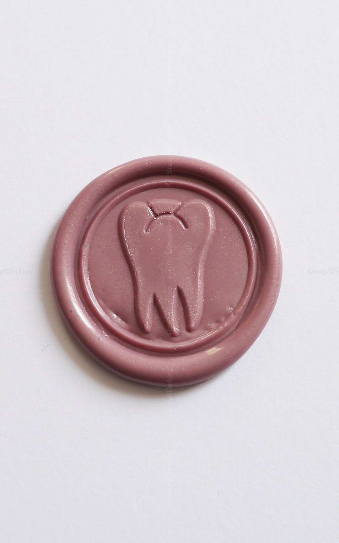 Tooth Sealing Wax Stamp - Teeth Wax Seal Stamp - Dental Student Gift ...
