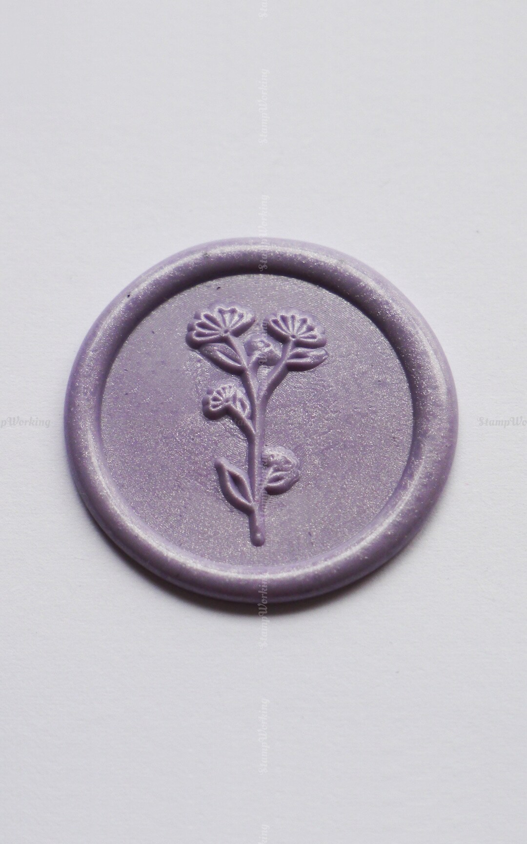 Wildflower Wax Seal Stamp - Wildflower Wax Sealing - Floral Wax Sealing ...