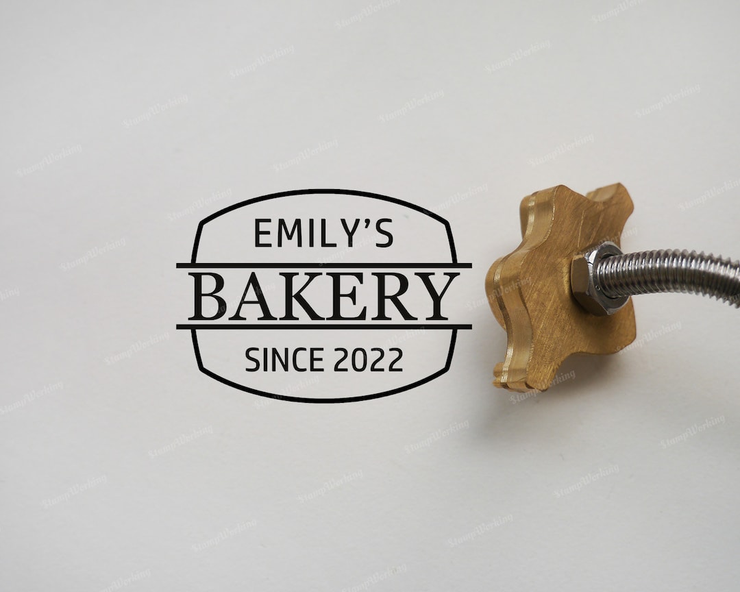 Custom Bakery Branding Iron Stamp - Custom Bakery and Name Branding ...