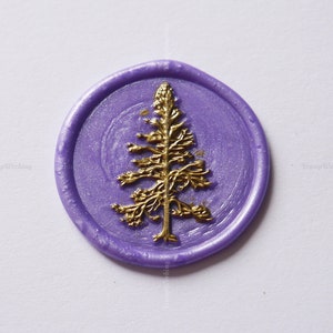 Tree Wax Seal Stamp - Christmas Tree Sealing Wax Stamp - Custom Wax ...