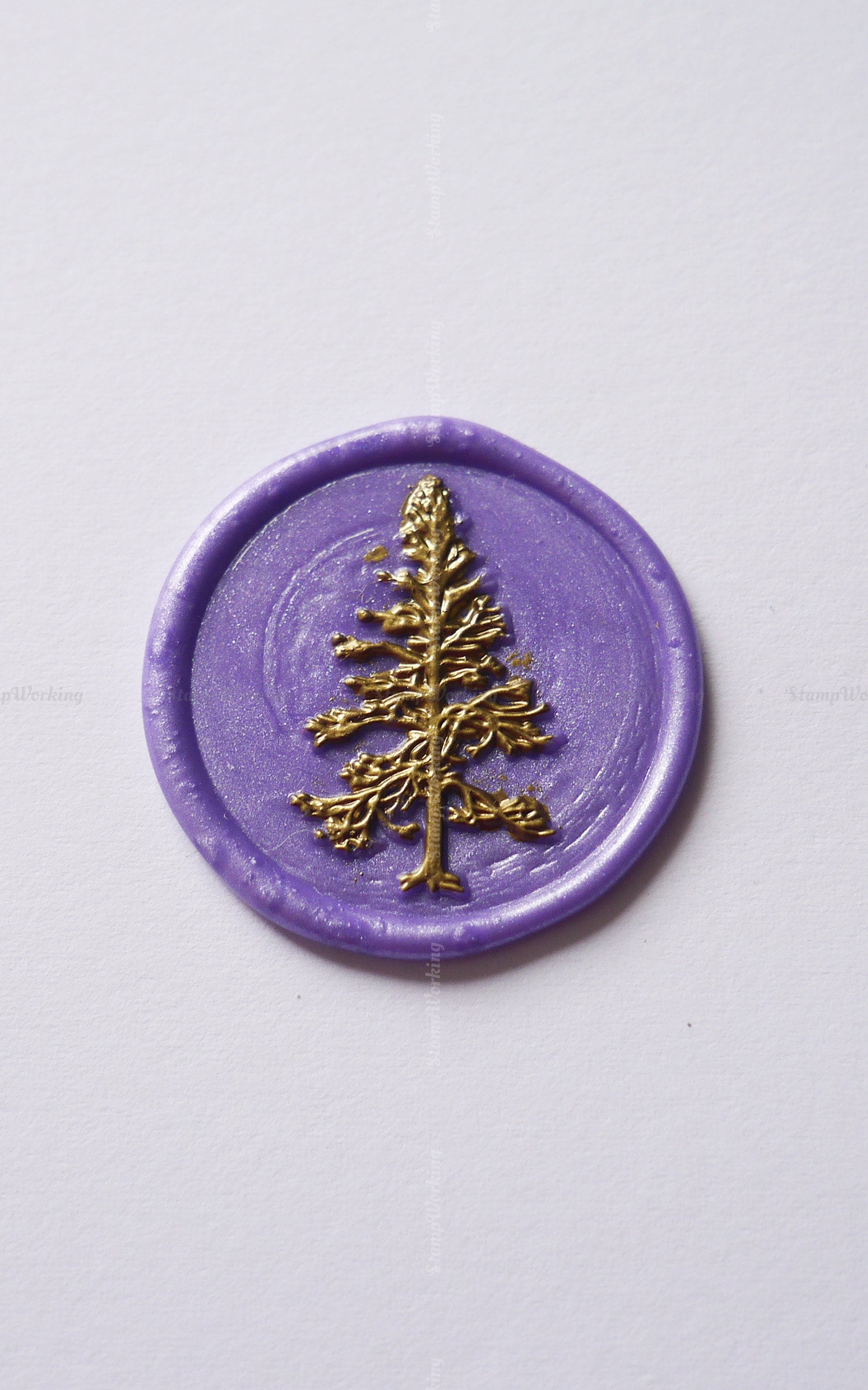 Tree Wax Seal Stamp - Christmas Tree Sealing Wax Stamp - Custom Wax ...