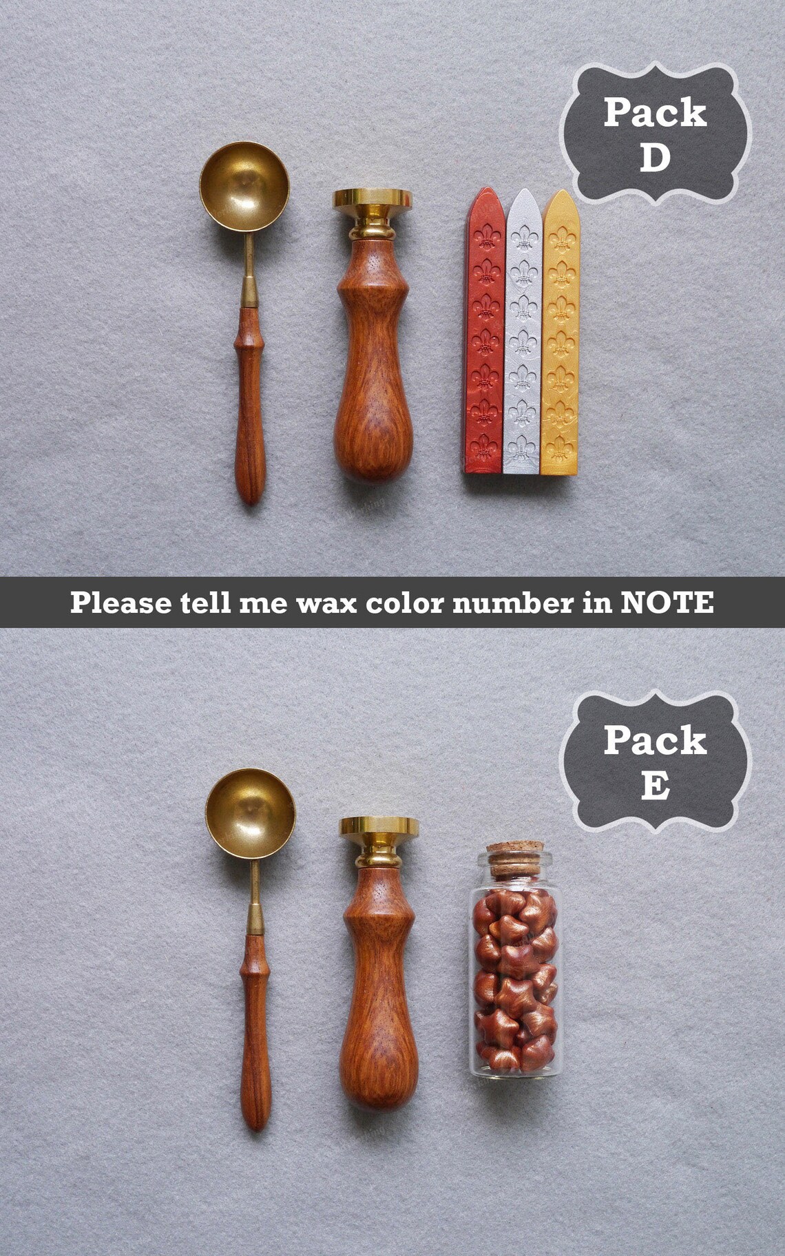 Personalized Monogram Wax Seal Stamp Initials Sealing Wax - Etsy