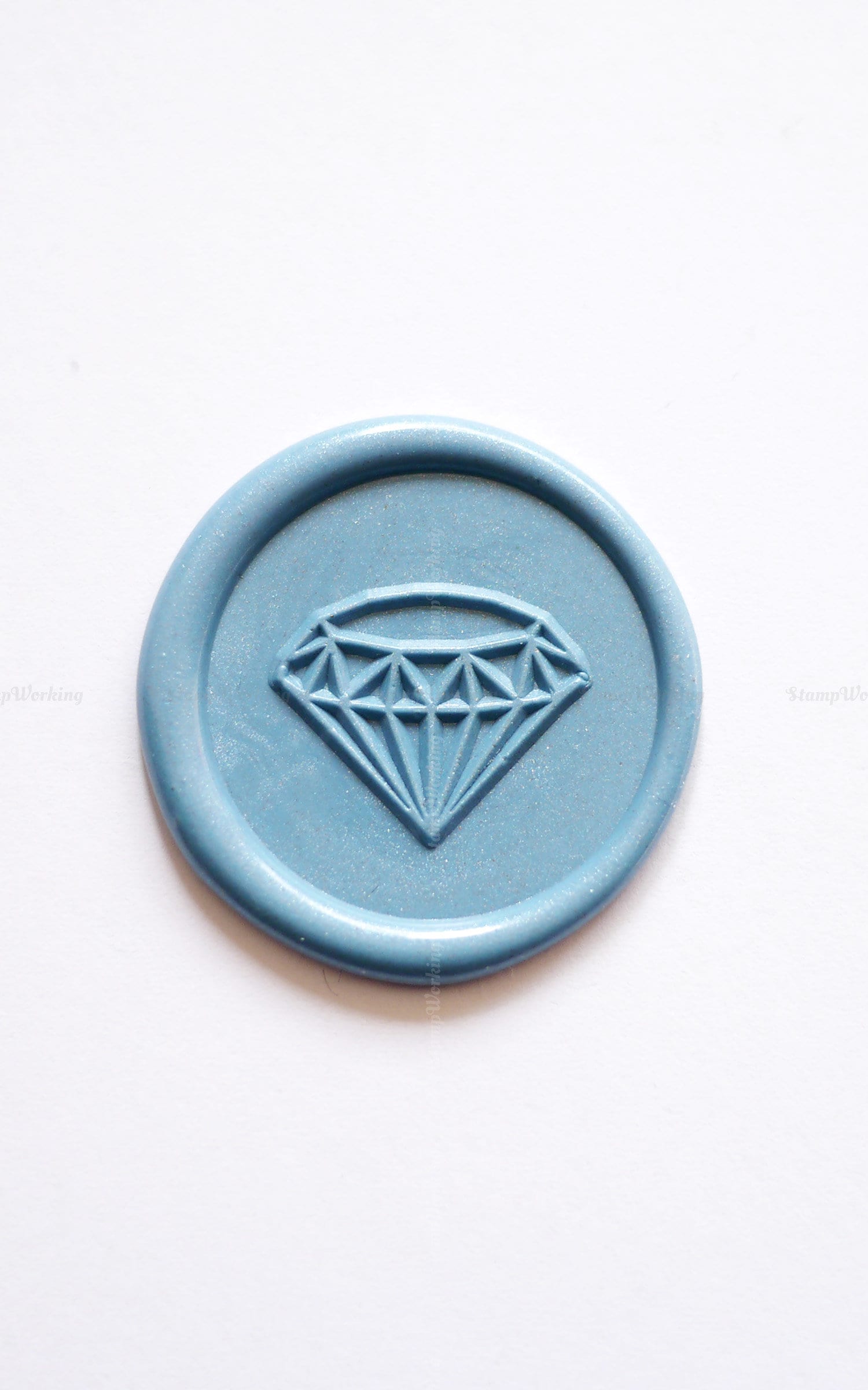 Diamond Wax Seal Stamp - Diamond Box Decoration Sealing Wax Stamp ...