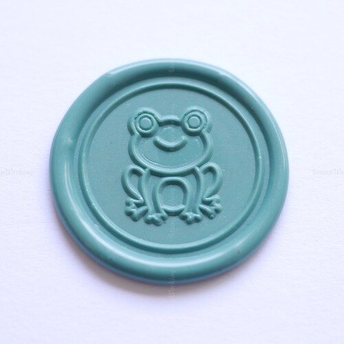 Frog Wax Seals Stamp Sitting Frog Sealing Wax Stamp Cute - Etsy