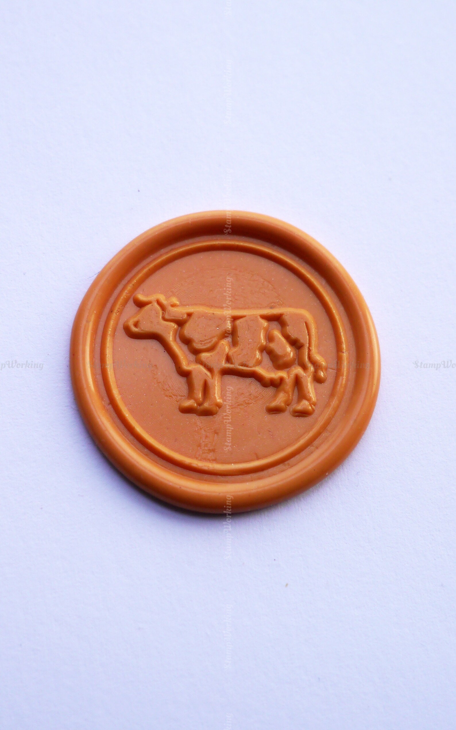Cow Wax Seals Stamp Cow Wax Stamps Gift Package Wax Seals - Etsy